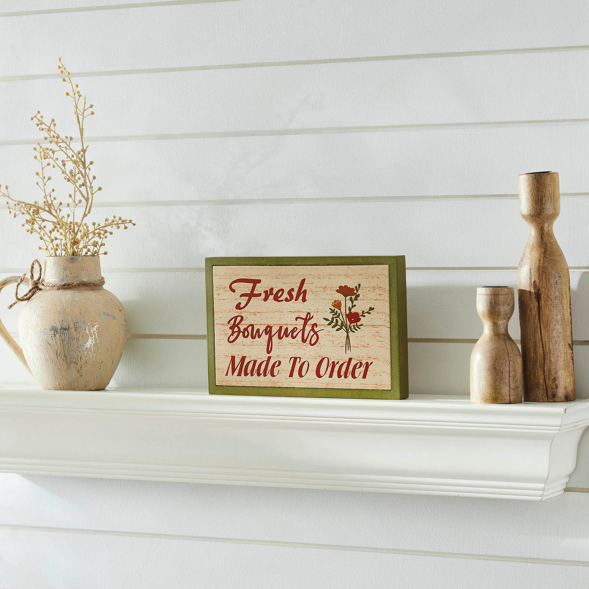 Spring In Bloom Fresh Bouquets Made To Order MDF Framed Wall Sign 6.5x ...