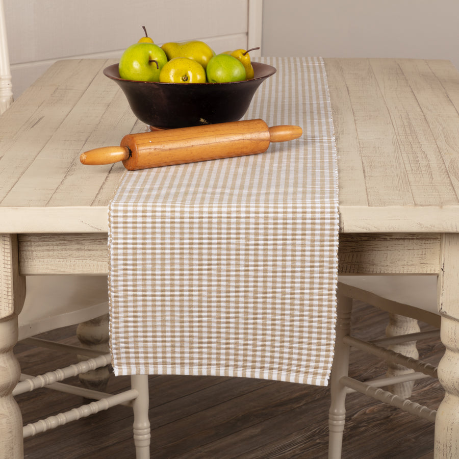 Farmhouse Table Runner Tara Ribbed Cotton Dining Decor VHC Brands – VHC ...